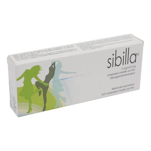 SIBILLA*21CPR RIV 2MG+0,03MG - Farmacia Mazzini | Bologna (BO)